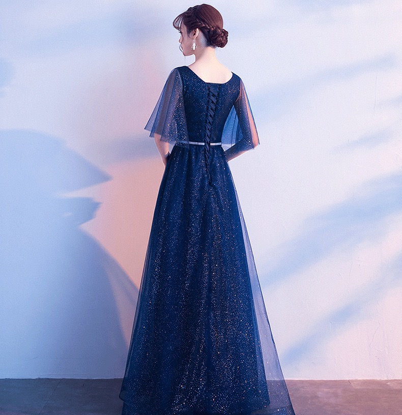 Style,v-neck Party Dress, Fancy Evening Dress,elegant Bridesmaids Dress ...