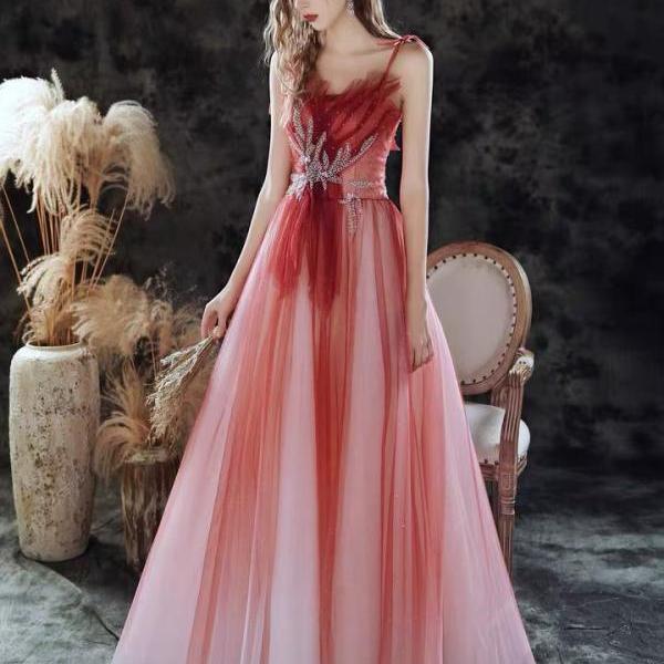 Blue Party Dress, Stage Outfit,high Neck Ball Gown, Personality Design ...