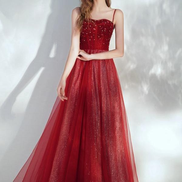 Red Sleeve Mermaid Prom Dresses ,lace Applique Evening Dresses,custom ...