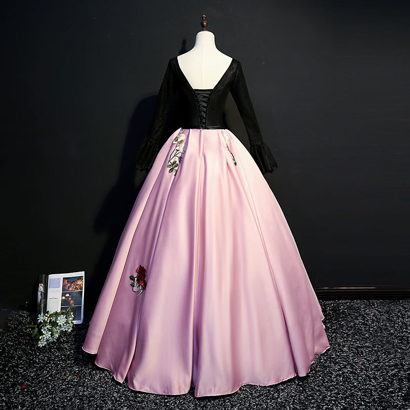 Long Sleeve Prom Dress,vintage Eveninng Dress,unique Party Dress ...