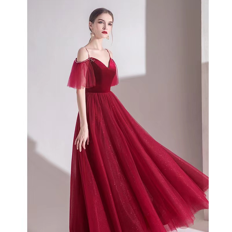 Charming Red Dress, Spaghetti Strap Prom Dress,fairy Party Dress,custom ...